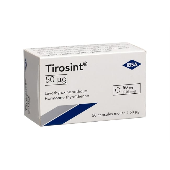 TIROSINT caps moll 50 mcg blist 50 pce | Commander en ligne