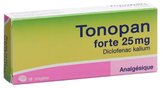 TONOPAN forte Drag 25 mg Blist 10 Stk | Online bestellen
