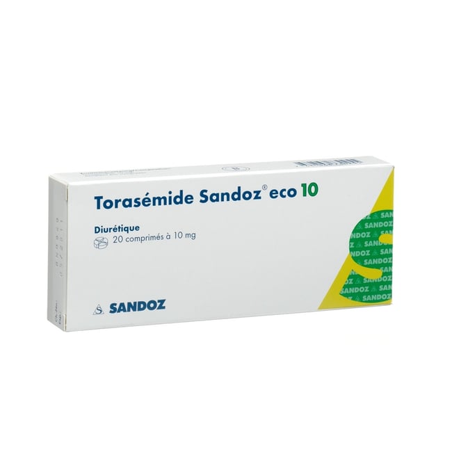 TORASEMIDE eco cpr 10 mg blist 20 pce | Commander en ligne