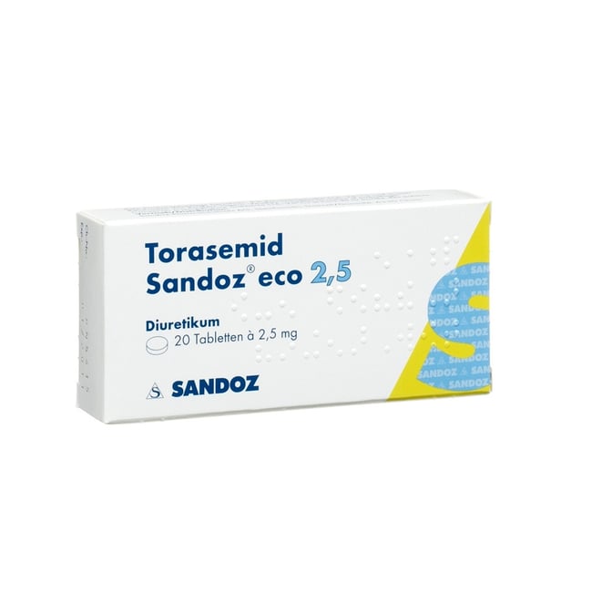 TORASEMIDE eco cpr 2.5 mg blist 20 pce | Commander en ligne
