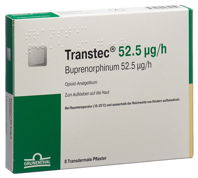 TRANSTEC patchs mat 52.5 mcg/h sach 8 pce | Commander en ligne