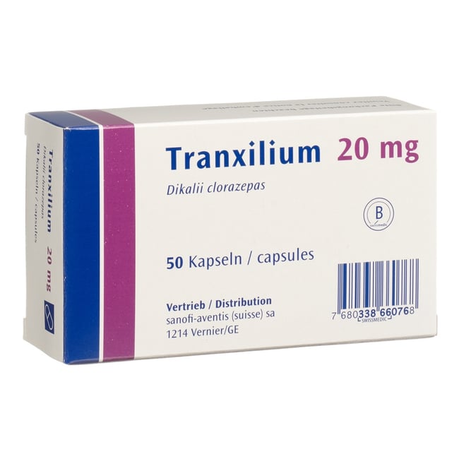 TRANXILIUM caps 20 mg blist 50 pce | Commander en ligne