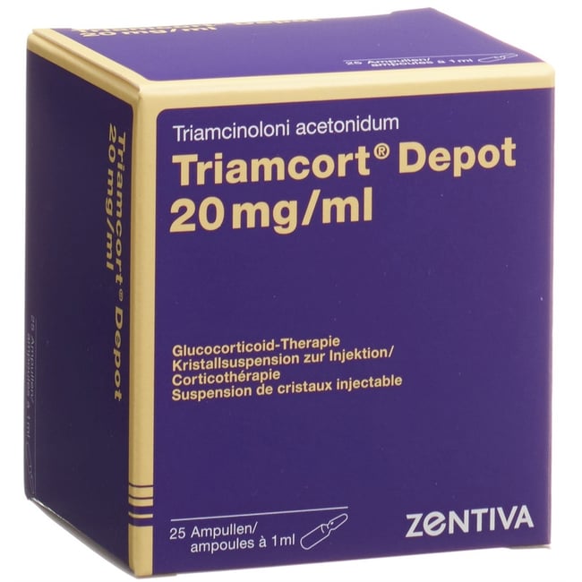 TRIAMCORT Dépôt susp crist 20 mg/ml amp 1 ml | Commander en ligne