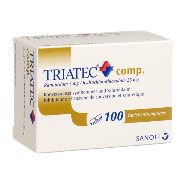TRIATEC comp. cpr 5/25 mg blist 100 pce | Commander en ligne