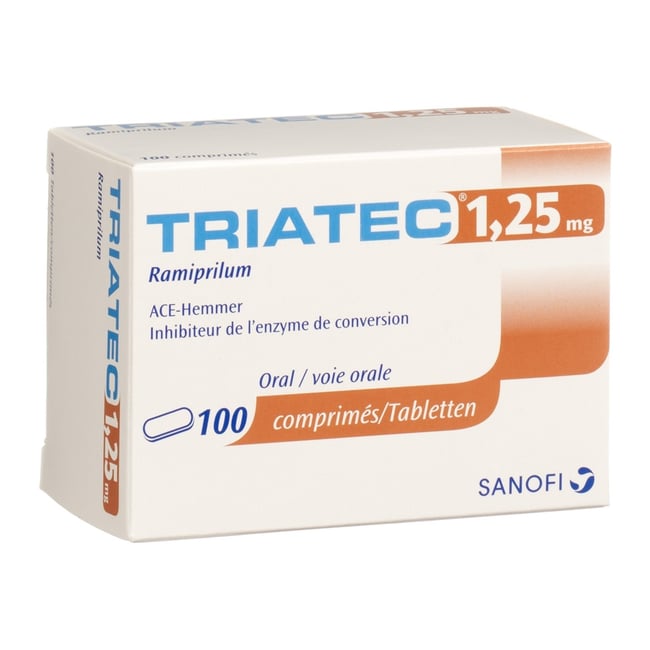 TRIATEC cpr 1.25 mg blist 100 pce | Commander en ligne