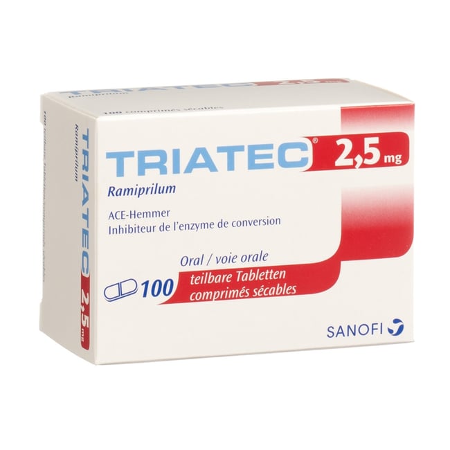 TRIATEC Tabl 2.5 mg Blist 100 Stk | Online bestellen