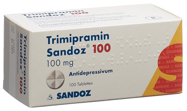 TRIMIPRAMINE Sandoz Tabl 100 mg Blist 100 Stk | Online bestellen