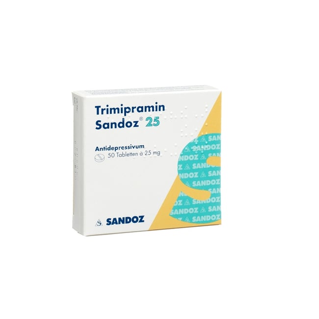 TRIMIPRAMINE Sandoz cpr 25 mg blist 50 pce | Commander en ligne