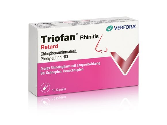 TRIOFAN Rhinitis retard Kaps Blist 10 Stk | Online bestellen
