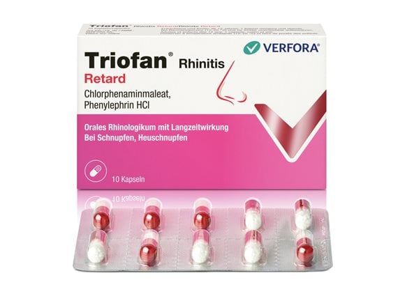 TRIOFAN Rhinitis retard Kaps Blist 10 Stk | Online bestellen