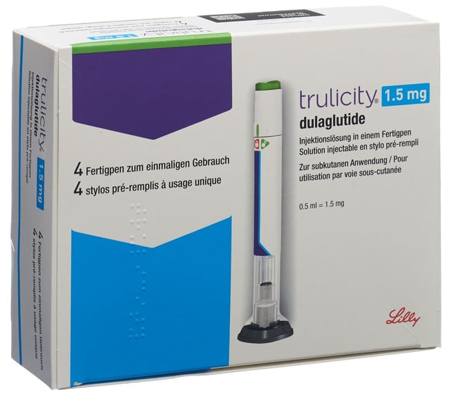 TRULICITY Inj Lös 1.5 mg/0.5ml Fertigpen Fertpen 4 Stk | Online bestellen