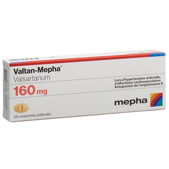 VALTAN Mepha cpr pell 160 mg blist 28 pce | Commander en ligne