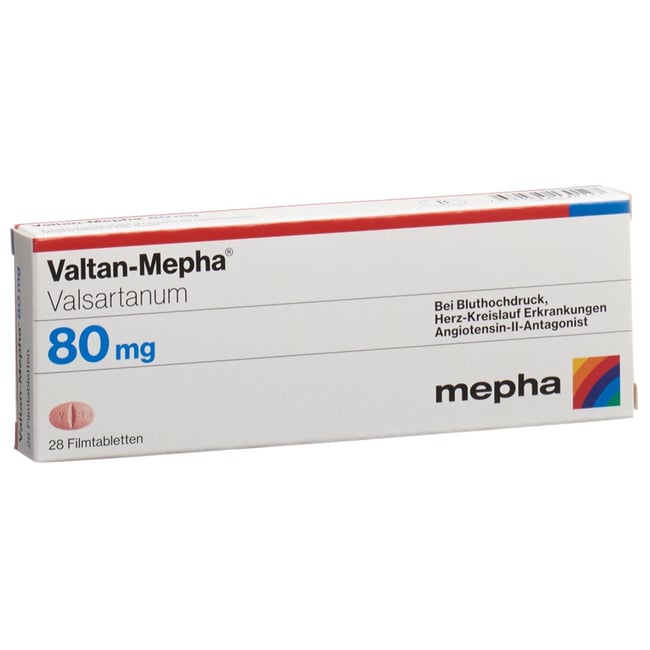 VALTAN Mepha Filmtabl 80 mg Blist 28 Stk | Online bestellen