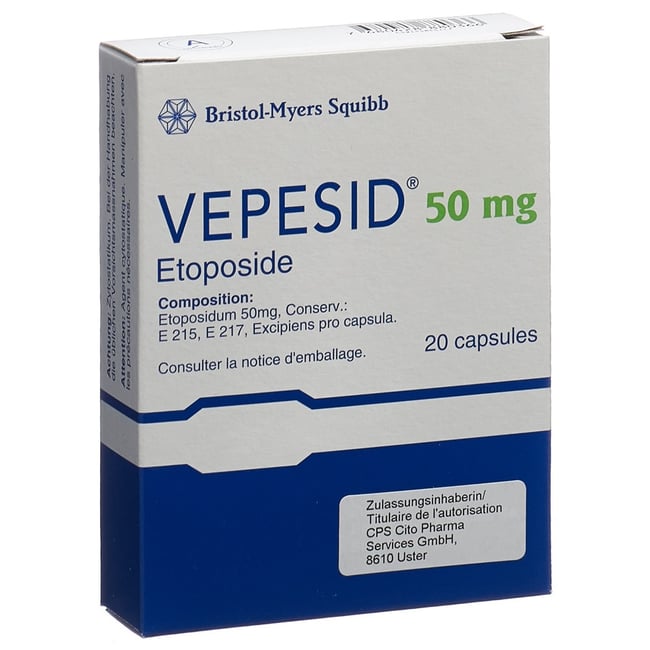 VEPESID caps 50 mg blist 20 pce | Commander en ligne