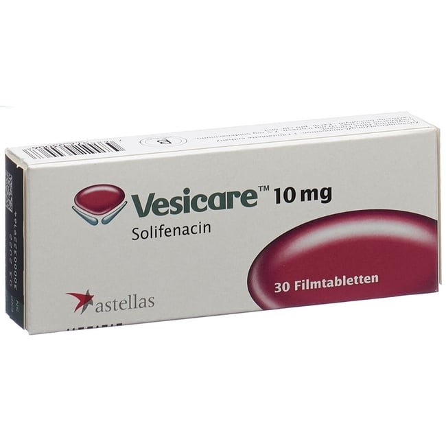 VESICARE cpr pell 10 mg blist 30 pce | Commander en ligne