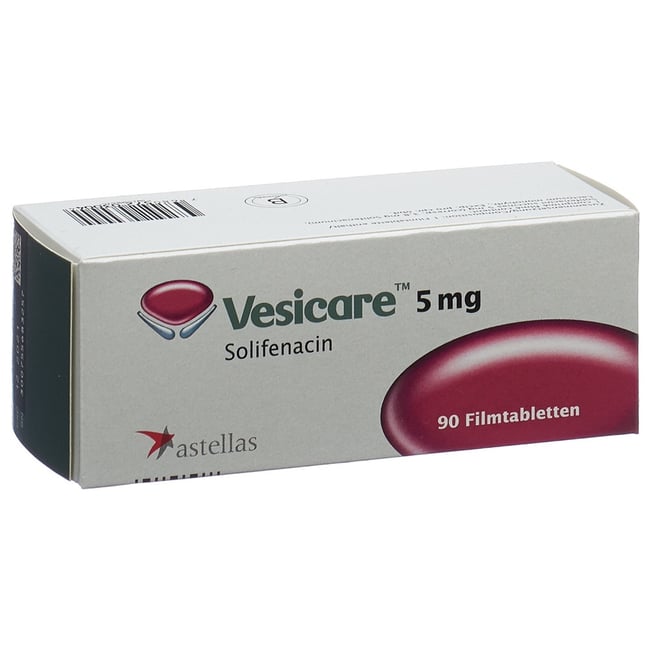 VESICARE cpr pell 5 mg blist 90 pce | Commander en ligne