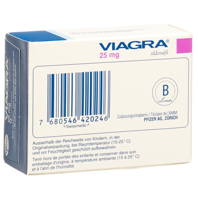 VIAGRA cpr pell 25 mg blist 12 pce | Commander en ligne