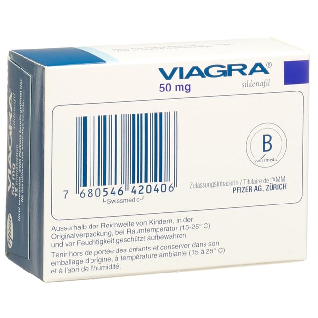VIAGRA cpr pell 50 mg blist 12 pce | Commander en ligne