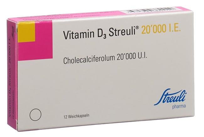 VITAMINE D3 Weichkapseln Weichkaps 20000 IE Blist 12 Stk | Online bestellen