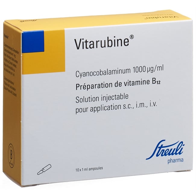 VITARUBIN Inj Lös 1000 mcg/ml Amp 1 ml | Online bestellen