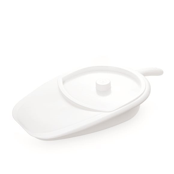 VITILITY Bettpfanne mit Deckel weiss 1 Stk | Online bestellen
