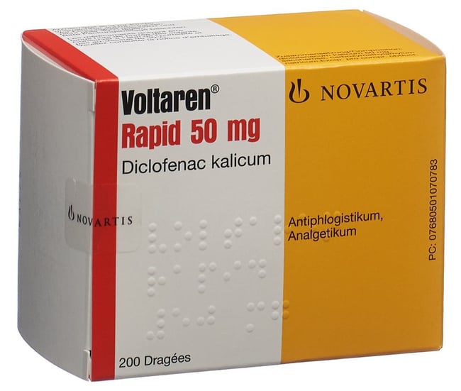 Voltaren Rapid Drag 50 mg Blist 200 Stk | Online bestellen