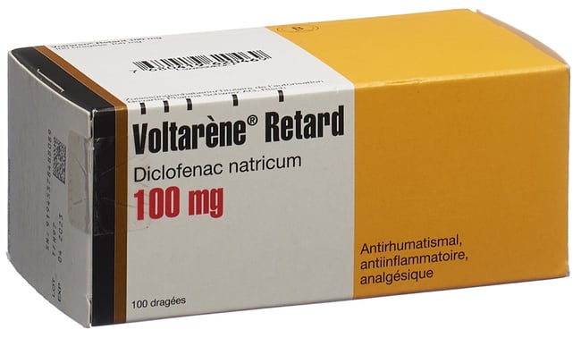 Voltaren Retard Ret Drag 100 mg Blist 100 Stk | Online bestellen