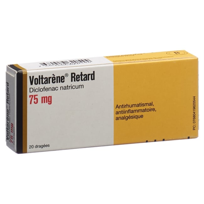 Voltaren Retard Ret Drag 75 mg Blist 20 Stk | Online bestellen