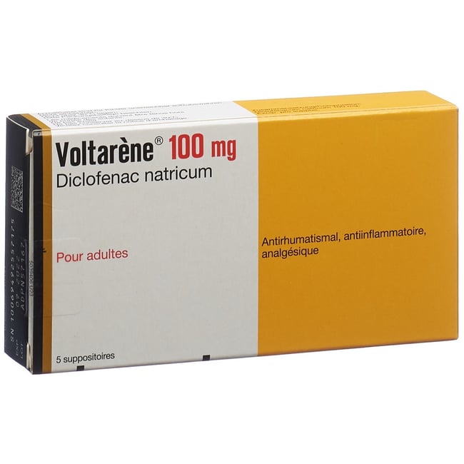 Voltaren Supp 100 mg Erw 5 Stk | Online bestellen