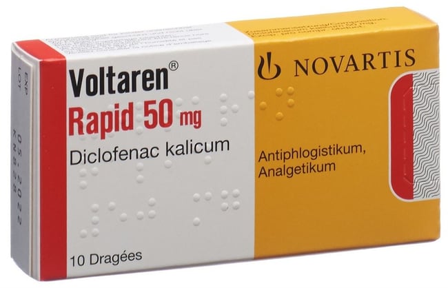 Voltaren Rapide drag 50 mg blist 10 pce | Commander en ligne