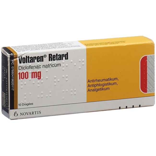 Voltaren Retard drag ret 100 mg blist 10 pce | Commander en ligne