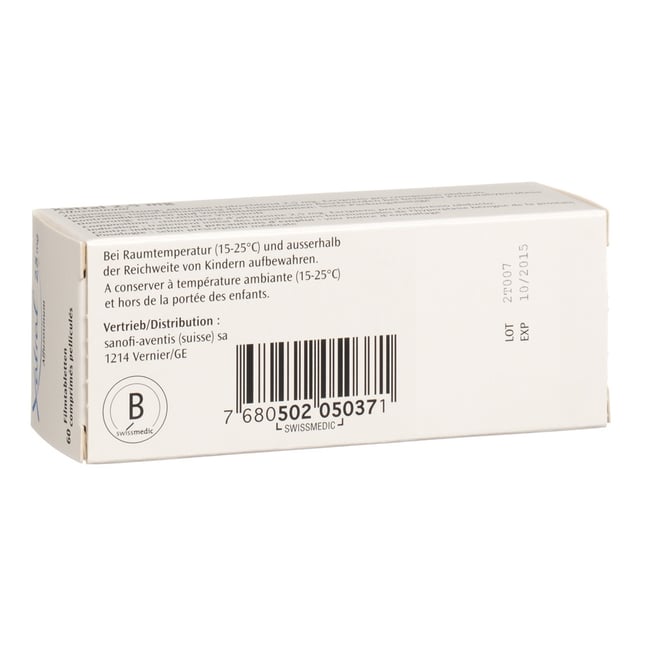 XATRAL cpr pell 2.5 mg blist 60 pce | Commander en ligne