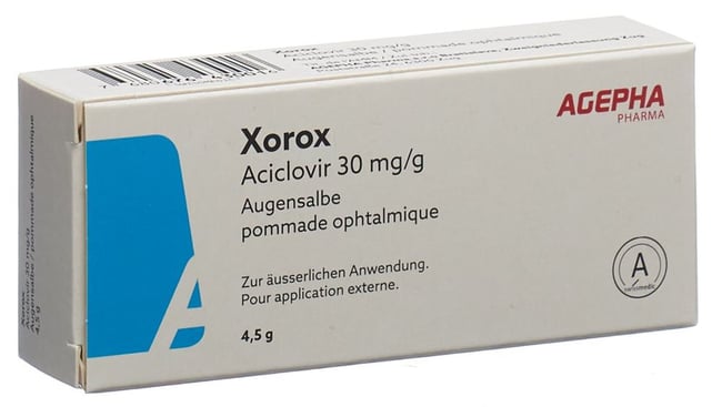 XOROX Augensalbe 30 mg/g Tb 4.5 g | Online bestellen