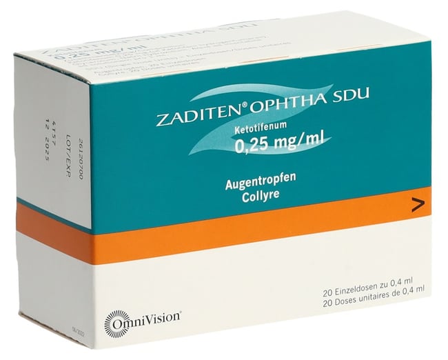 ZADITEN Ophtha SDU Gtt Opht Monodos 0.4 ml | Online bestellen