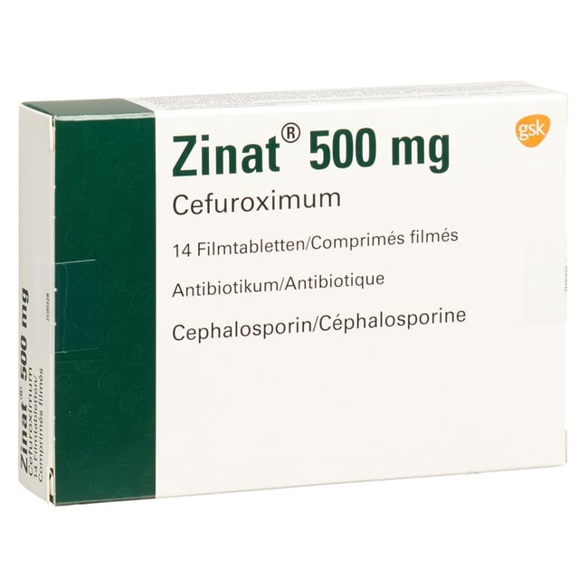 ZINAT cpr pell 500 mg blist 14 pce | Commander en ligne