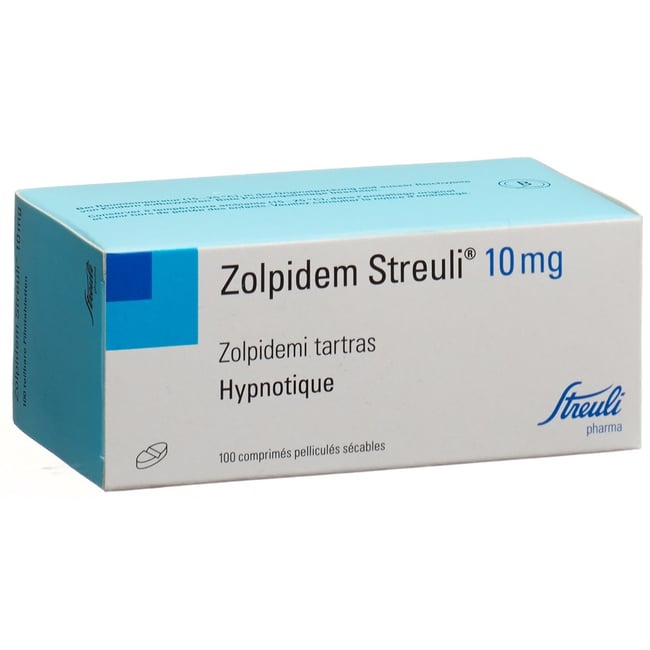ZOLPIDEM Streuli cpr pell 10 mg blist 100 pce | Commander en ligne