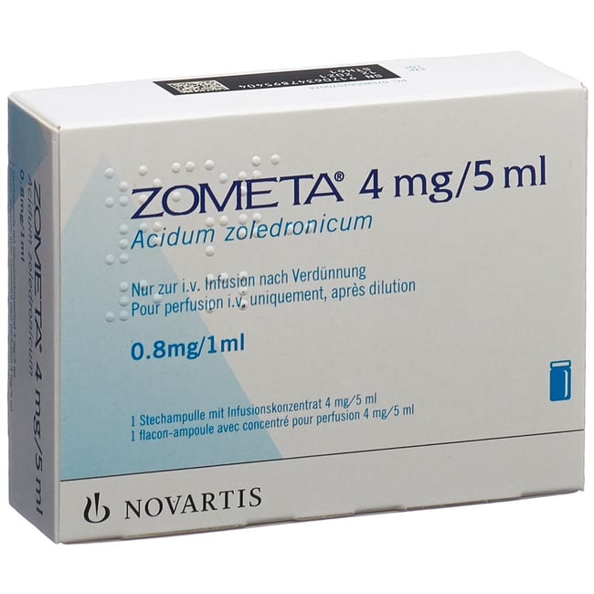 ZOMETA conc perf 4 mg/5ml flac 5 ml | Commander en ligne