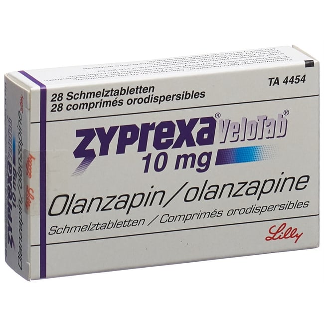 ZYPREXA Velotab Schmelztabl 10 mg Blist 28 Stk | Online bestellen