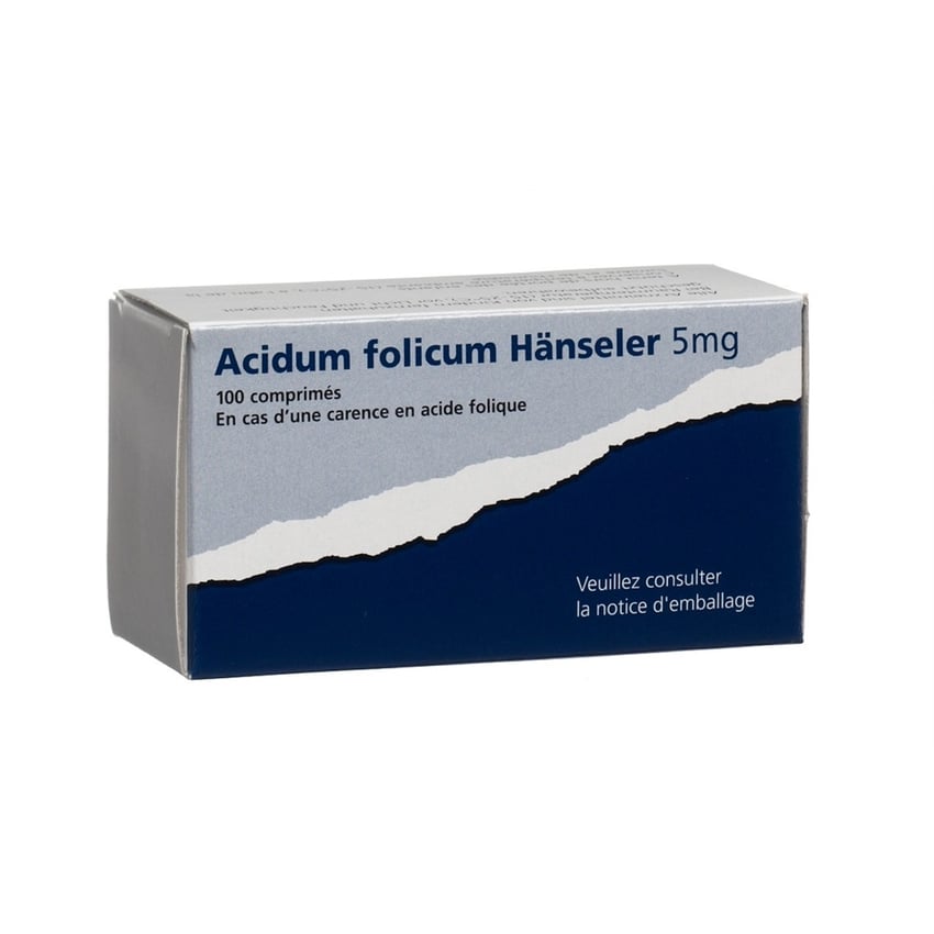 ACIDUM FOLICUM Hänseler Tabl 5 mg Blist 100 Stk | Online bestellen