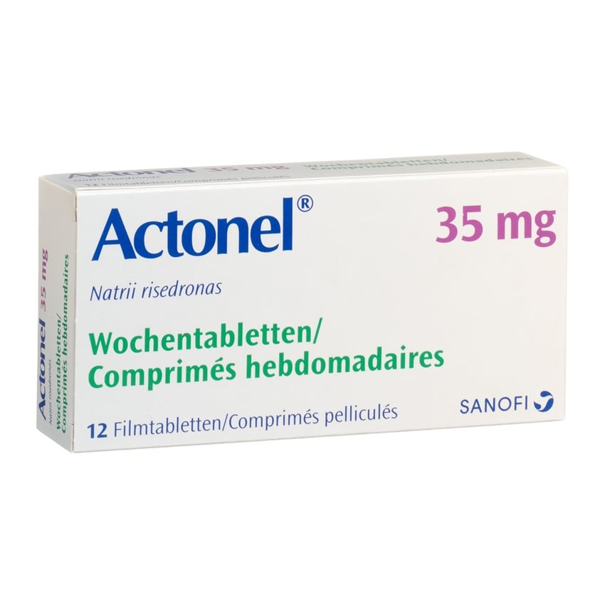 ACTONEL comprimés hebdomadaires cpr pell 35 mg blist 12 pce | Commander ...