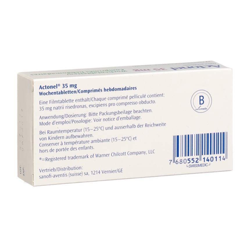 ACTONEL Wochentabletten Filmtabl 35 mg Blist 12 Stk | Online bestellen