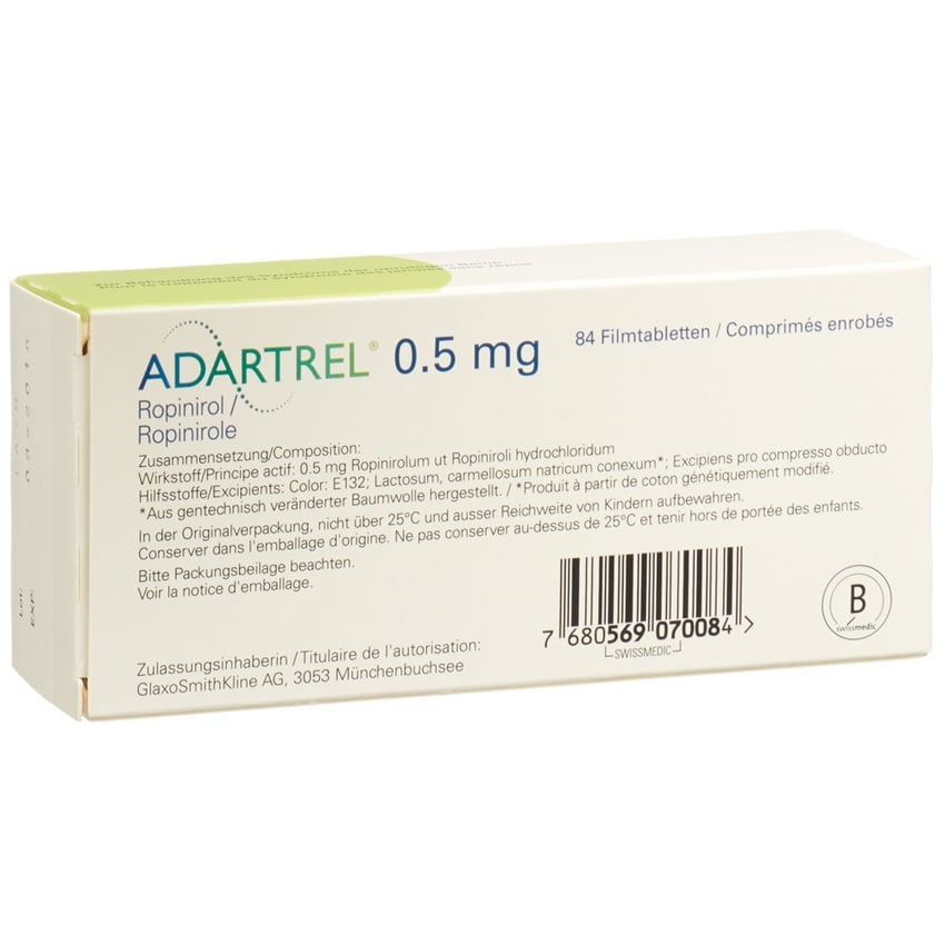 ADARTREL cpr pell 0.5 mg blist 84 pce | Commander en ligne