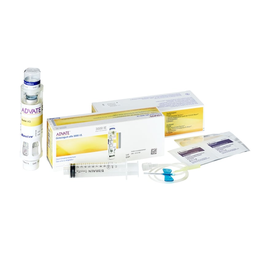 Advate Trockensub 3000 IE mit Solvens 5 ml Durchstf 1 Stk | Online ...