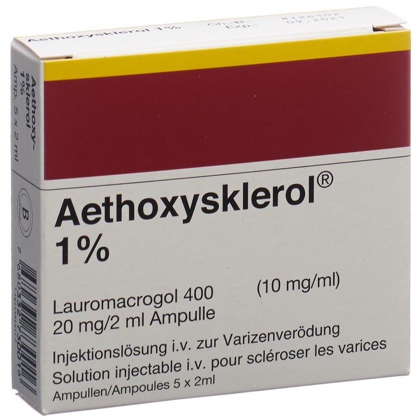AETHOXYSKLEROL Inj Lös 1 % Amp 2 ml | Online bestellen
