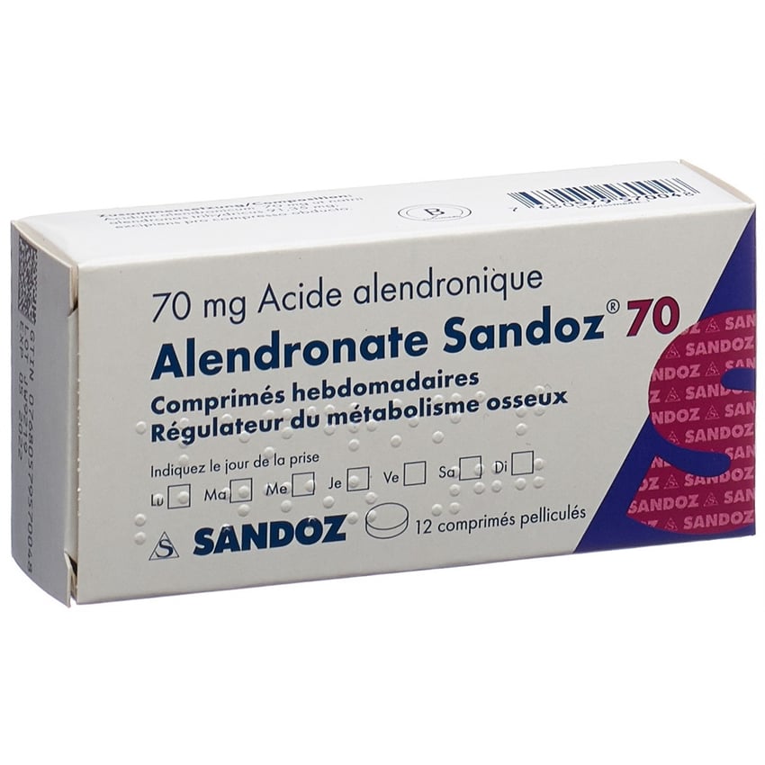 ALENDRONATE Sandoz Filmtabl 70 mg Blist 12 Stk | Online bestellen