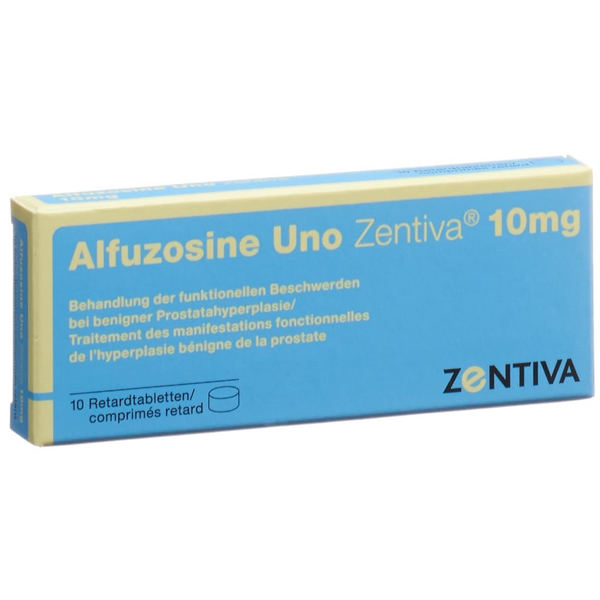 ALFUZOSINE Uno Zentiva cpr ret 10 mg blist 10 pce | Commander en ligne