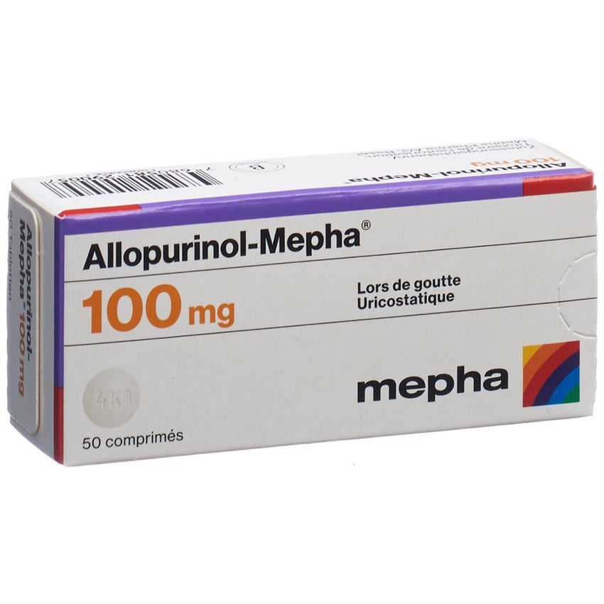 ALLOPURINOL Mepha Tabl 100 mg Blist 50 Stk | Online bestellen