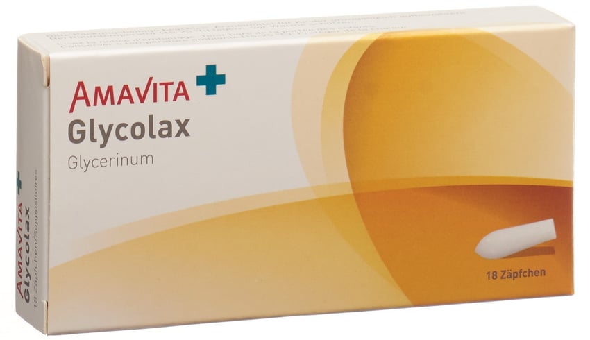 Amavita Glycolax supp blist 18 pce | Commander en ligne