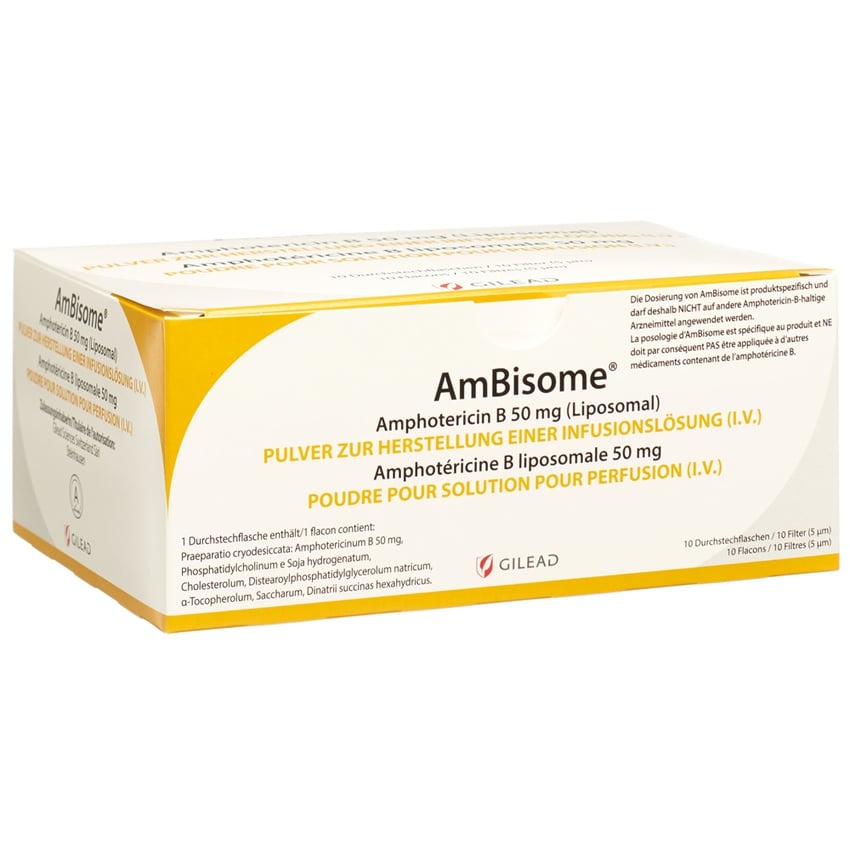 AMBISOME subst sèche 50 mg flac 10 pce | Commander en ligne