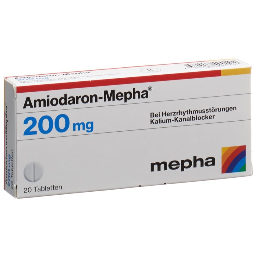 AMIODARONE Mepha Tabl 200 mg Blist 20 Stk | Online bestellen